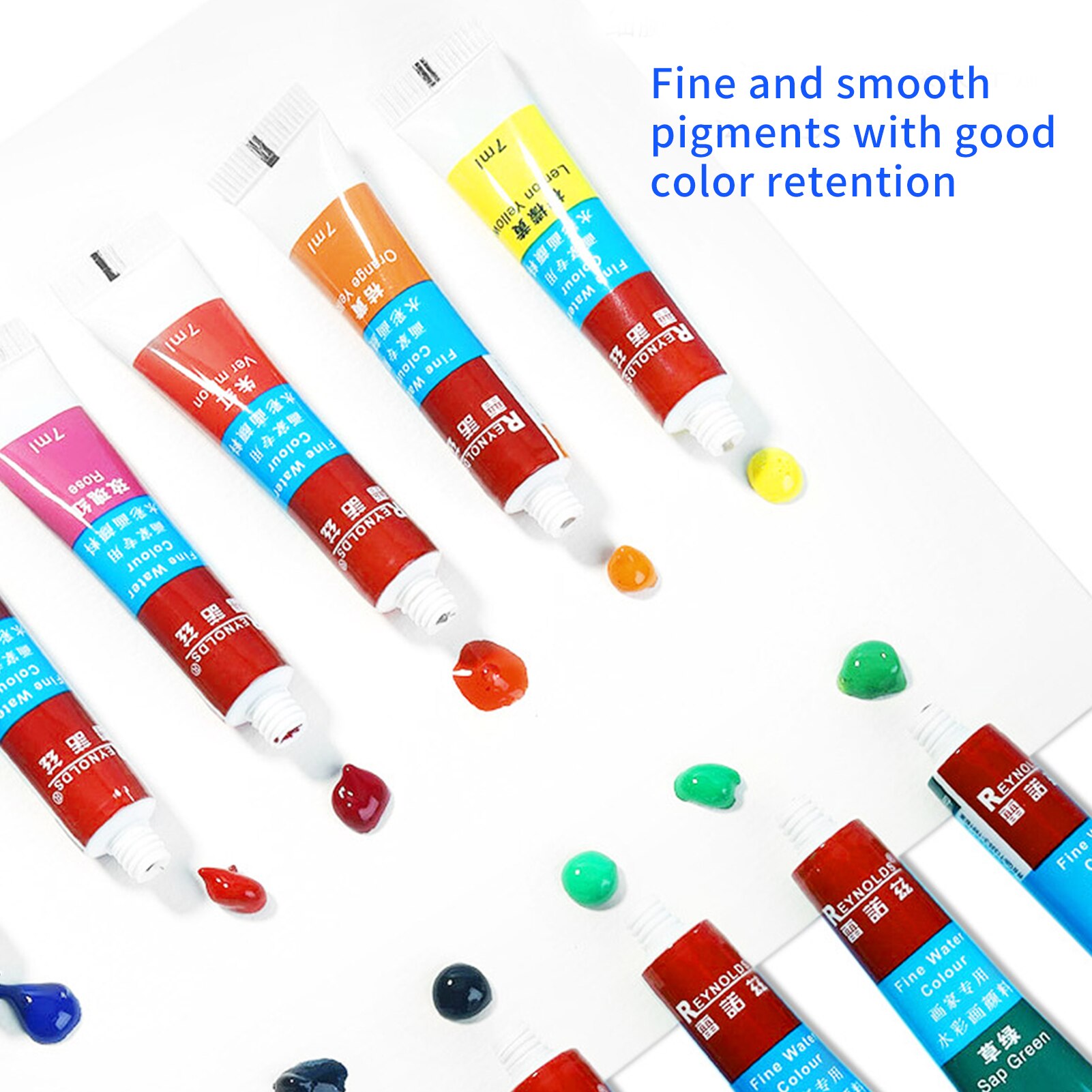 7ml Each Tube Waterproof Paint Set with Brush Rich... – Grandado