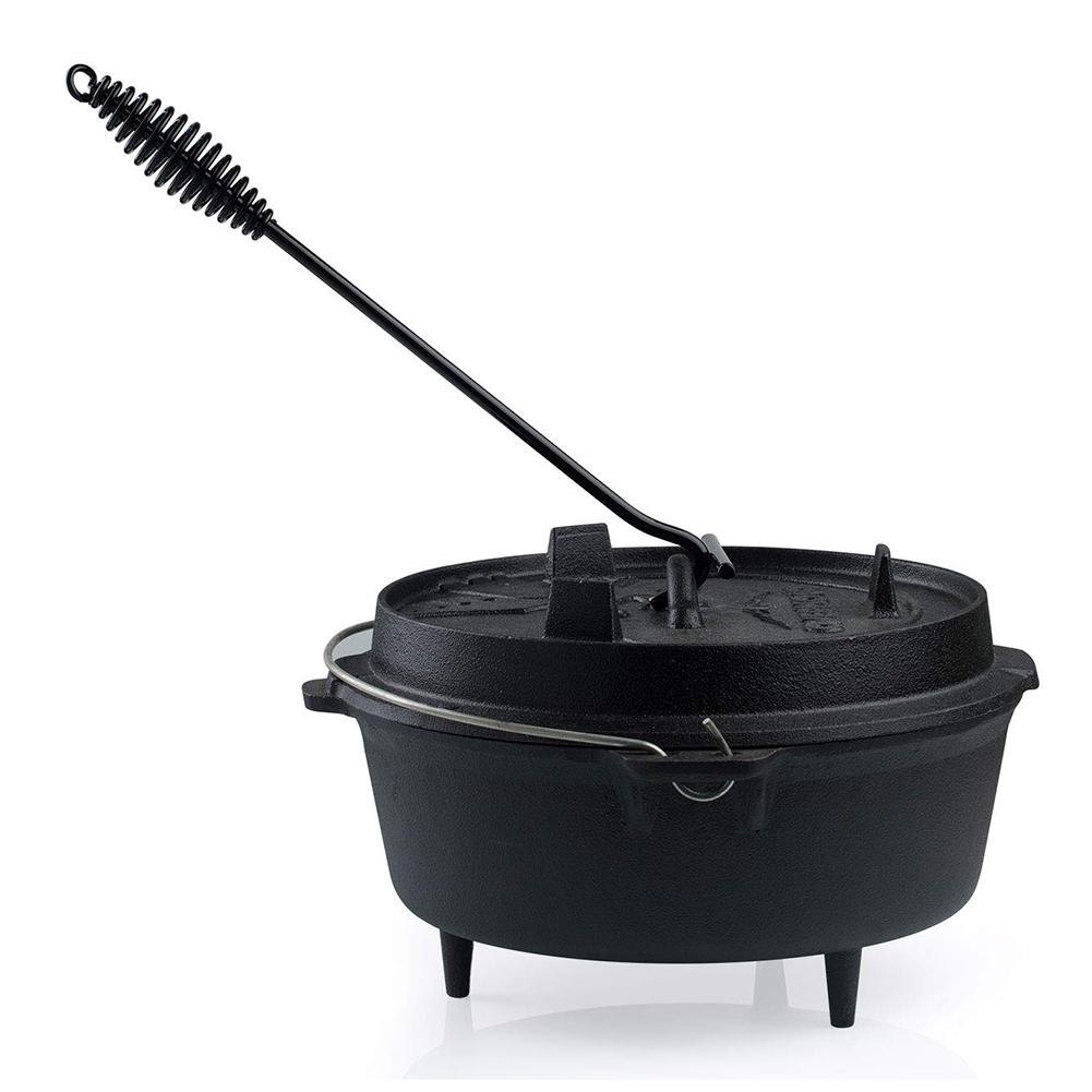Home Cast Iron Handle Hook Enamel Stockpot Stew Po... – Grandado