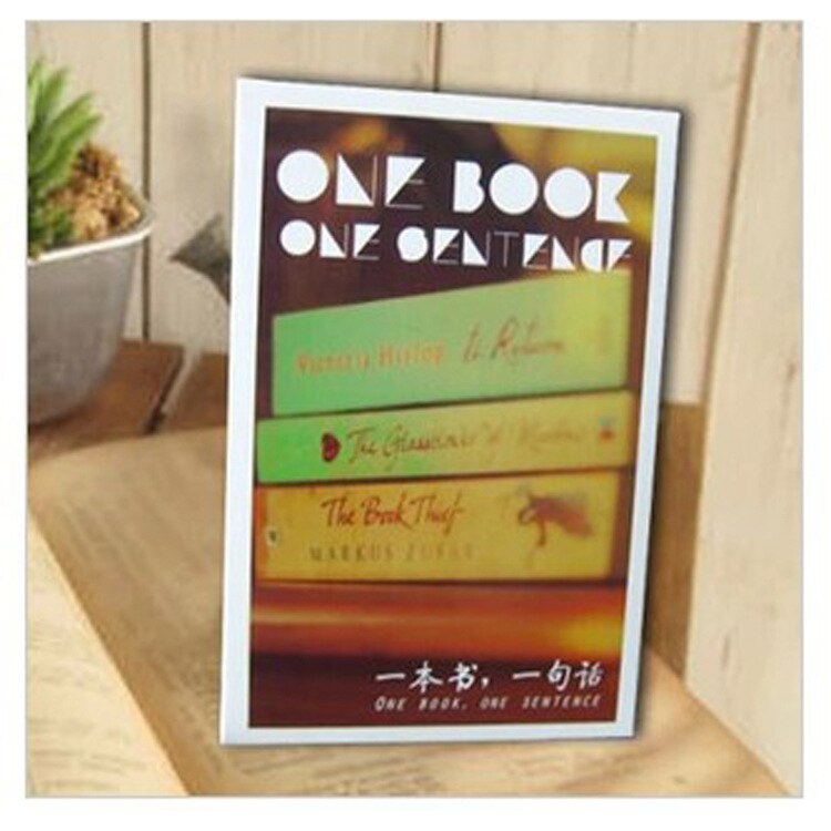 30 sheets/LOT One book one sentence Postcard /Gree... – Grandado