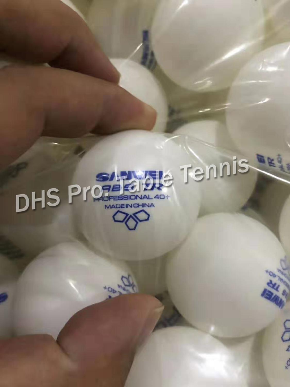 100Balls SANWEI 3-Star ABS 40+ Table Tennis Ball I... – Vicedeal