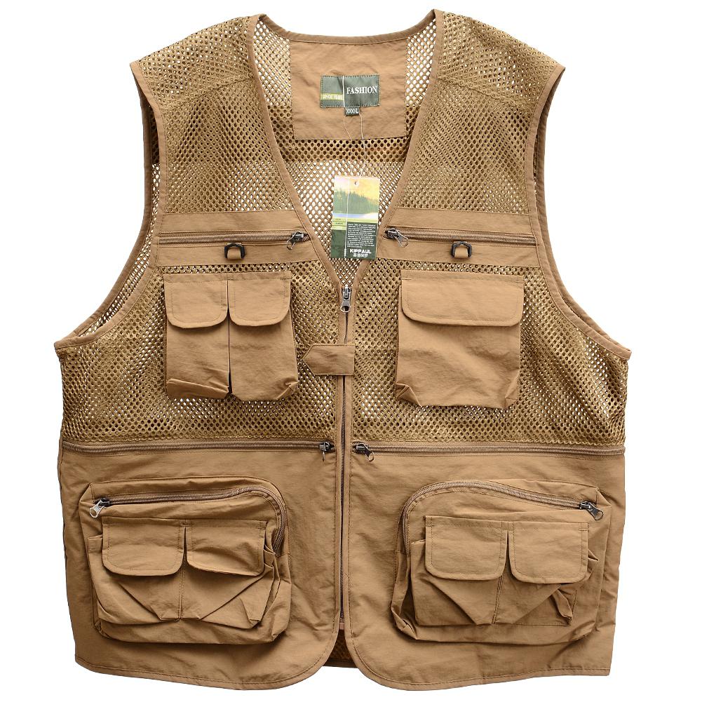 HobbyLane Fly Fishing Vest Adjustable Mesh Mutil-P... – Grandado