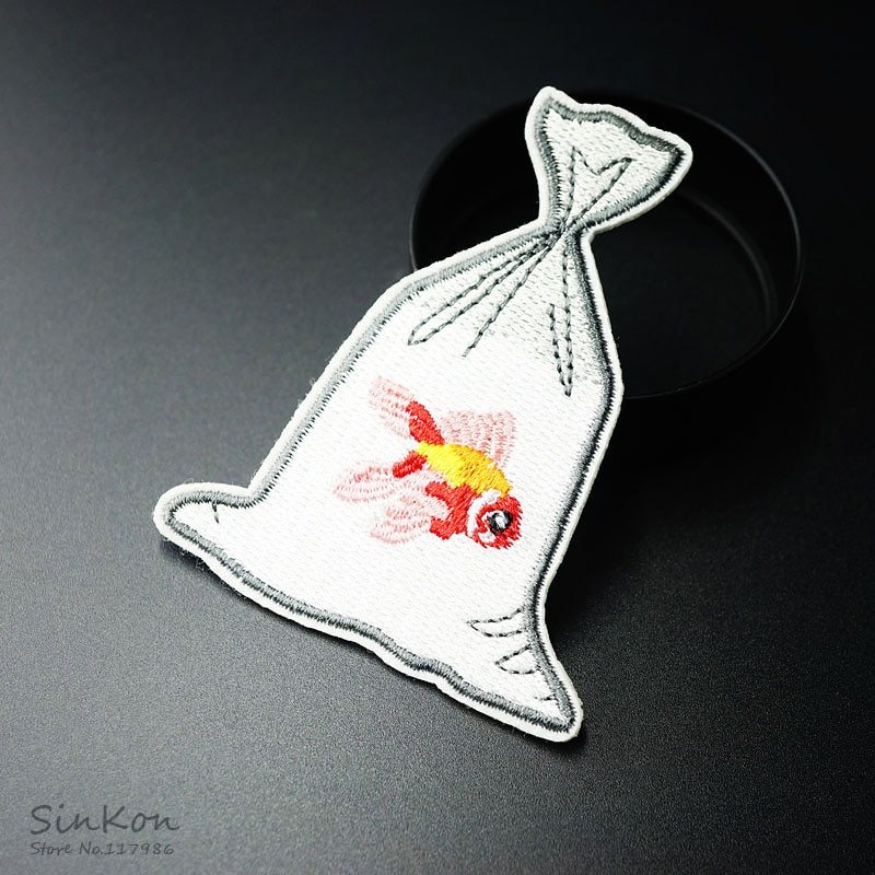 Goldfish Size:5.8x7.5cm DIY Patches Cloth Patch Em... – Grandado
