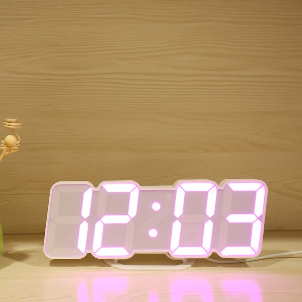 Remote Control Digital Wall Clock 115 Colors LED T... – Grandado