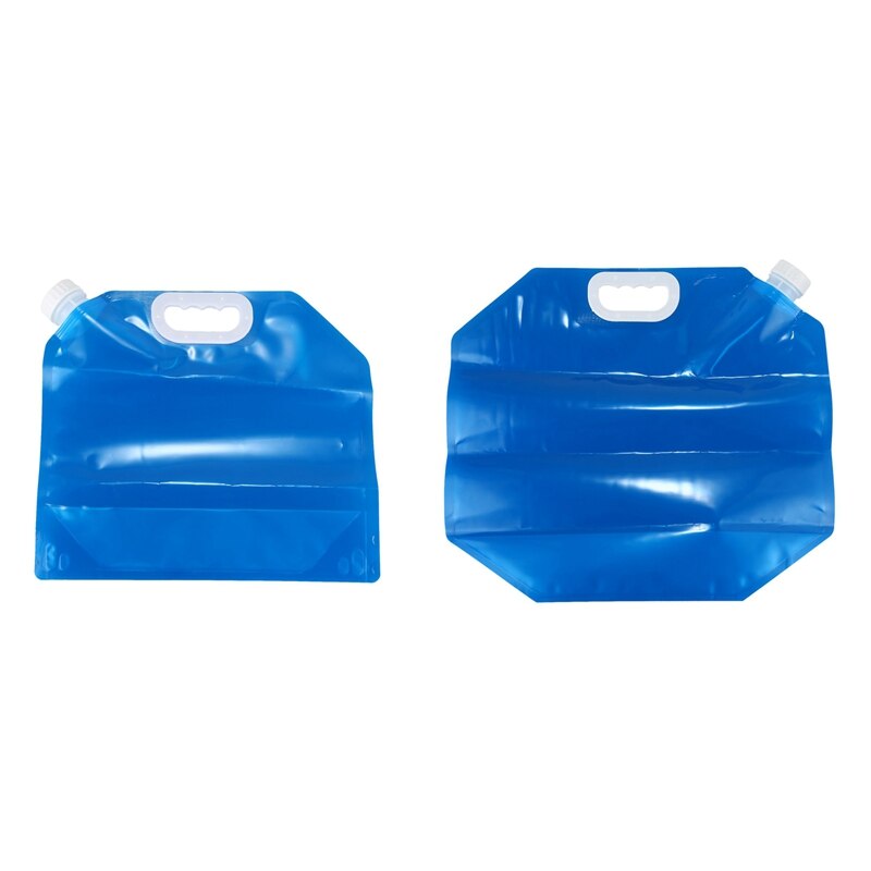 2Pcs Foldable Water Can 5 Liter/10 Liters Blue – Grandado
