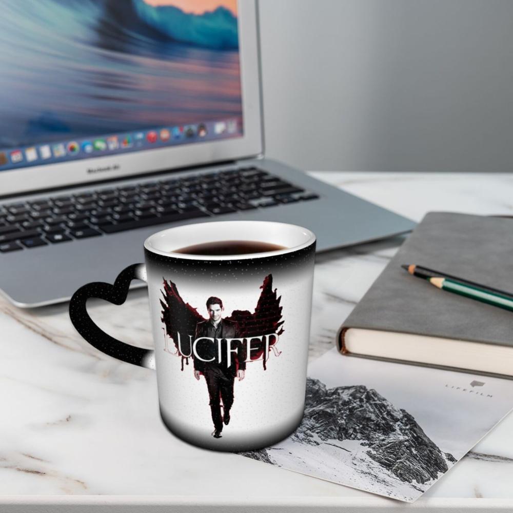 TV Show Lucifer coffee K mugs glass cups tazas set... – Vicedeal