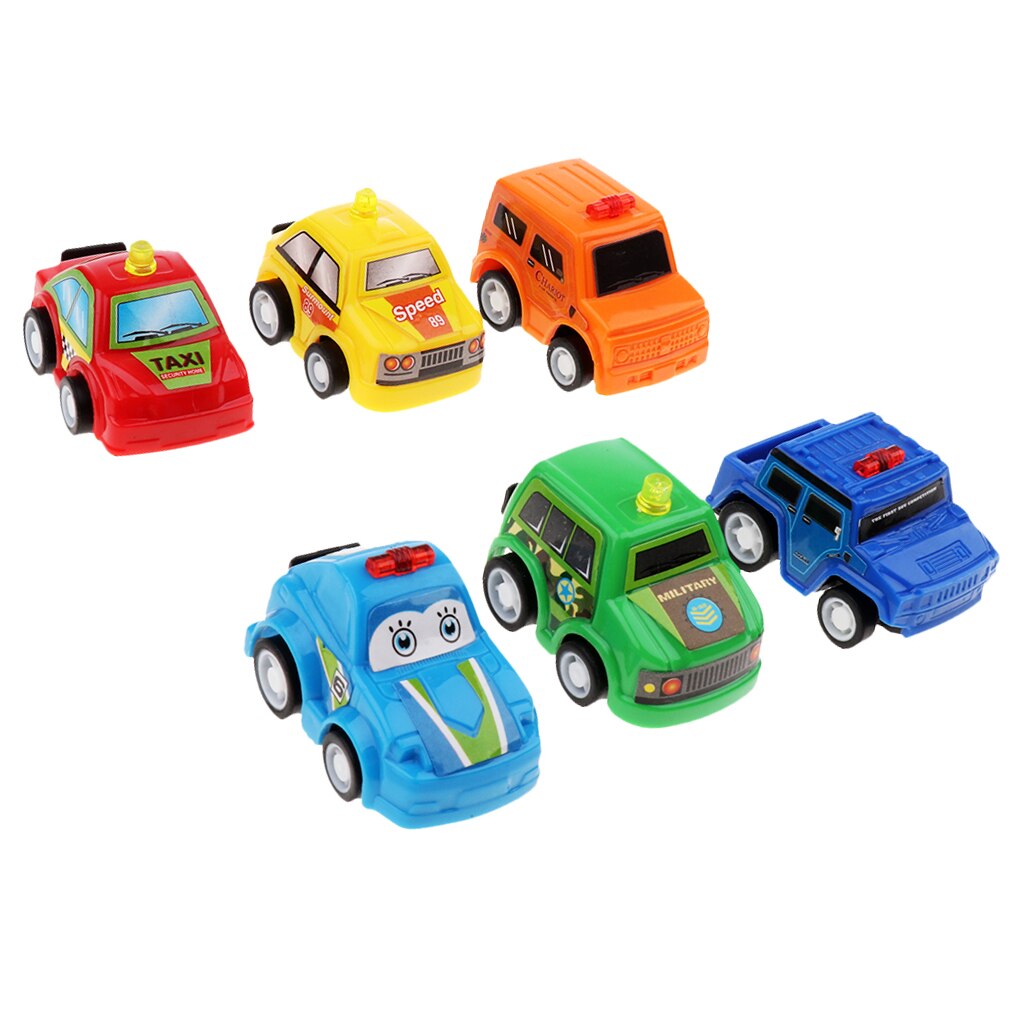 6pcs Baby Mini Pull Back Model Car Vehicle Childre... – Grandado