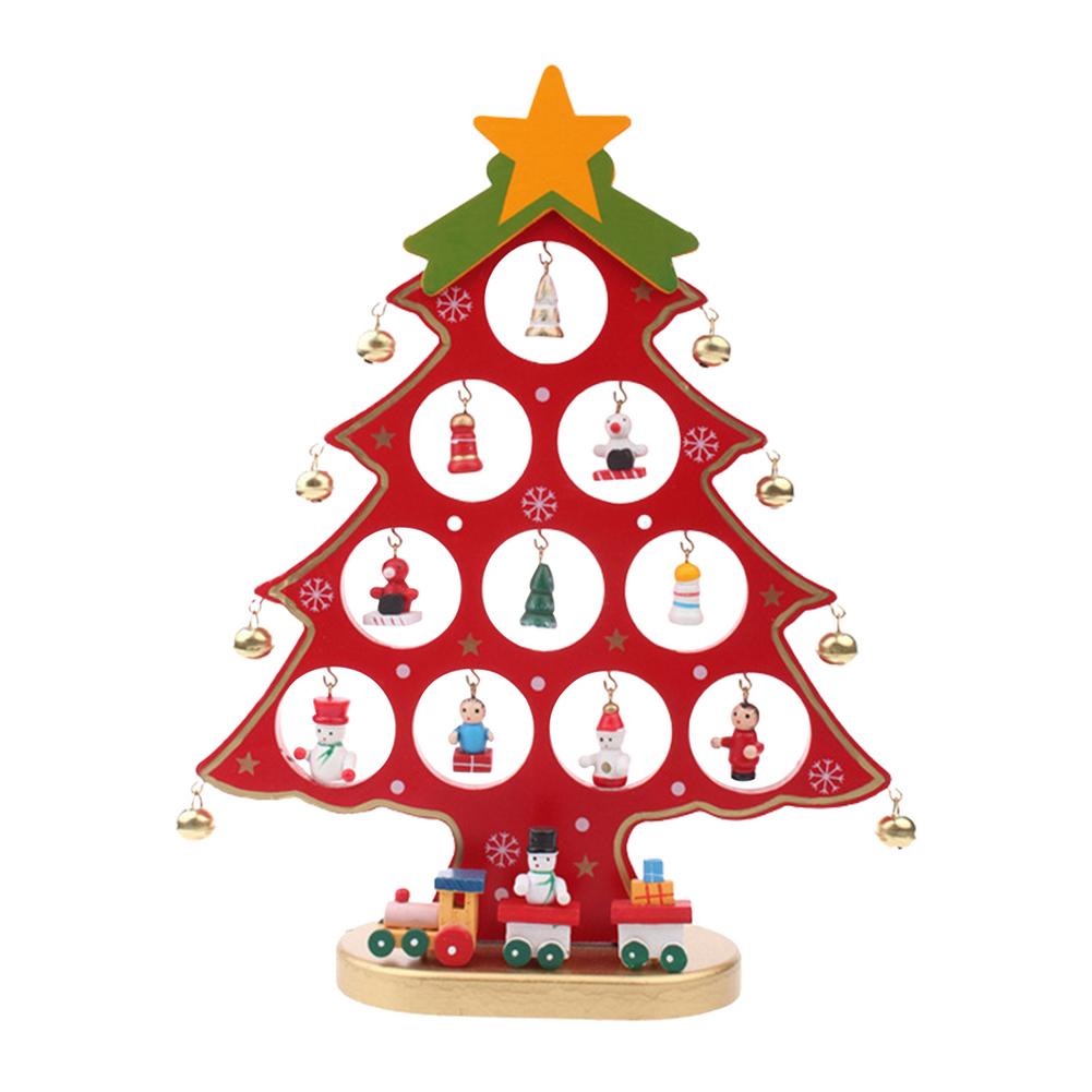 Kids Houten Kerstboom Vrolijk Kerstfeest Decoratie... – Vicedeal