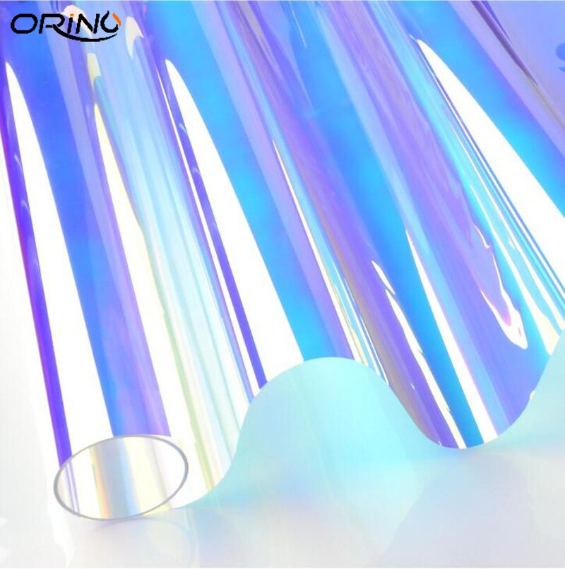 50cmx500cm Holographic Rainbow Window Film Decorat... – Grandado