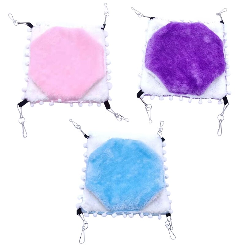 Klein Dier Hamster Hangmat 2 Tier Fleece Schuilpla... – Grandado