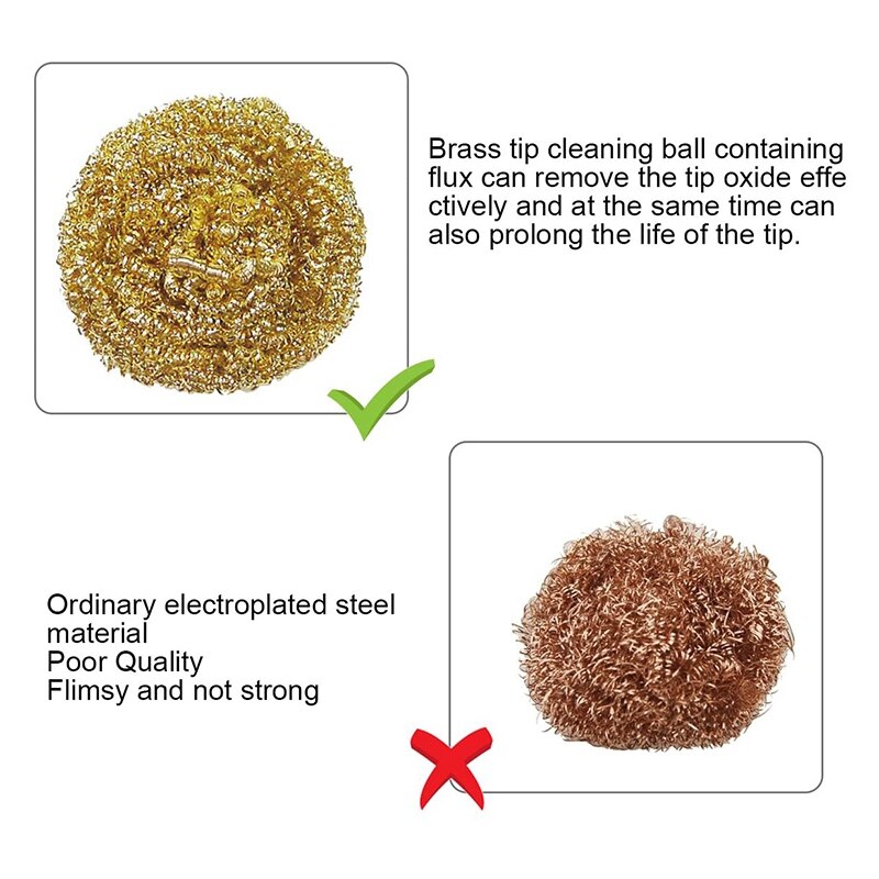 Soldering Tip Cleaner Solder Tip Cleaning Wire and... – Vicedeal