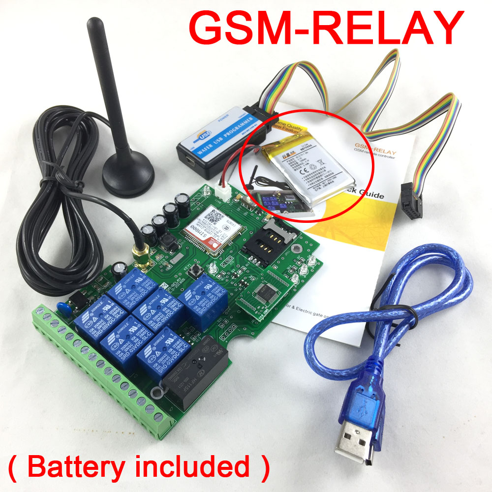 GSM remote switch box ( GSM-RELAY) / Seven relay s... – Grandado