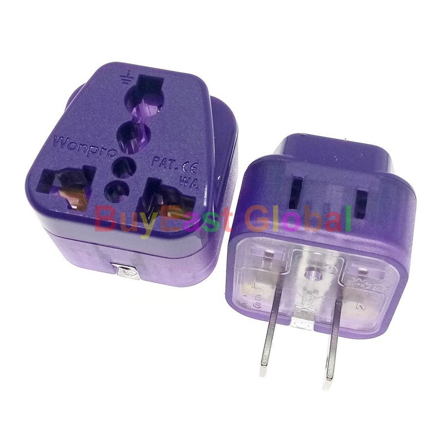 2 IN 1 - Universal to USA Canada Thailand Taiwan E... – Grandado
