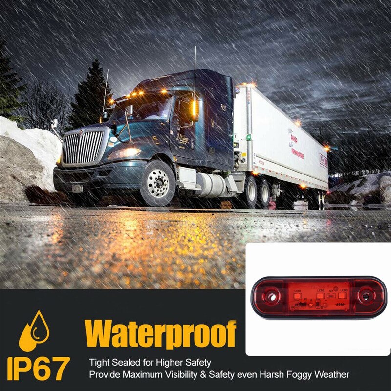 10PCS Truck Lights 24v Marker Lights Trailer Carav... – Grandado