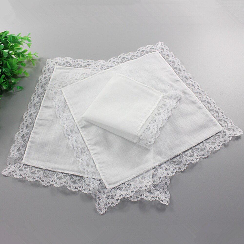 12Pcs Pure White Hankerchiefs 100% Cotton Handkerc... – Grandado