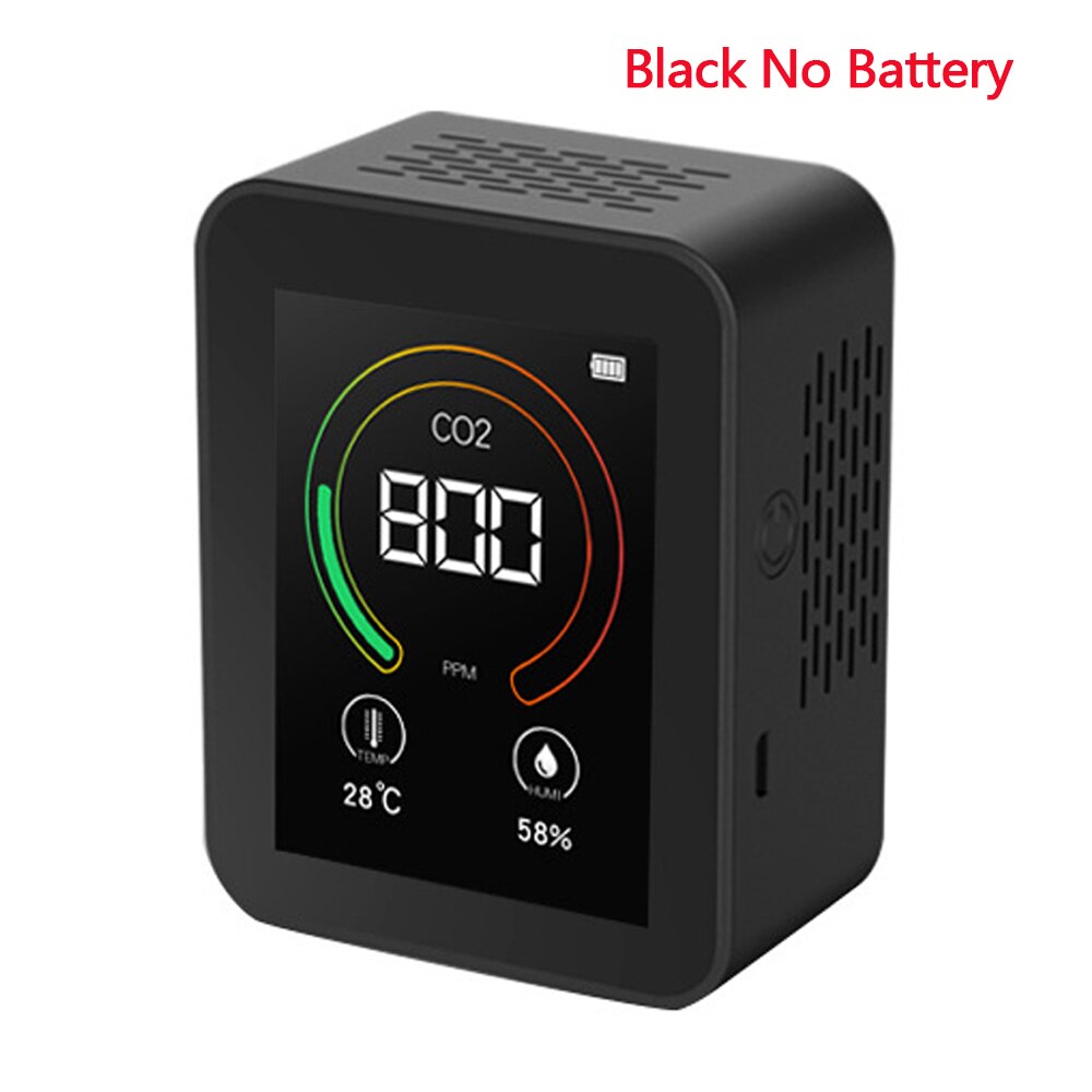 CO2 meter Intelligent Big Screen CO2 Temperature H... – Grandado