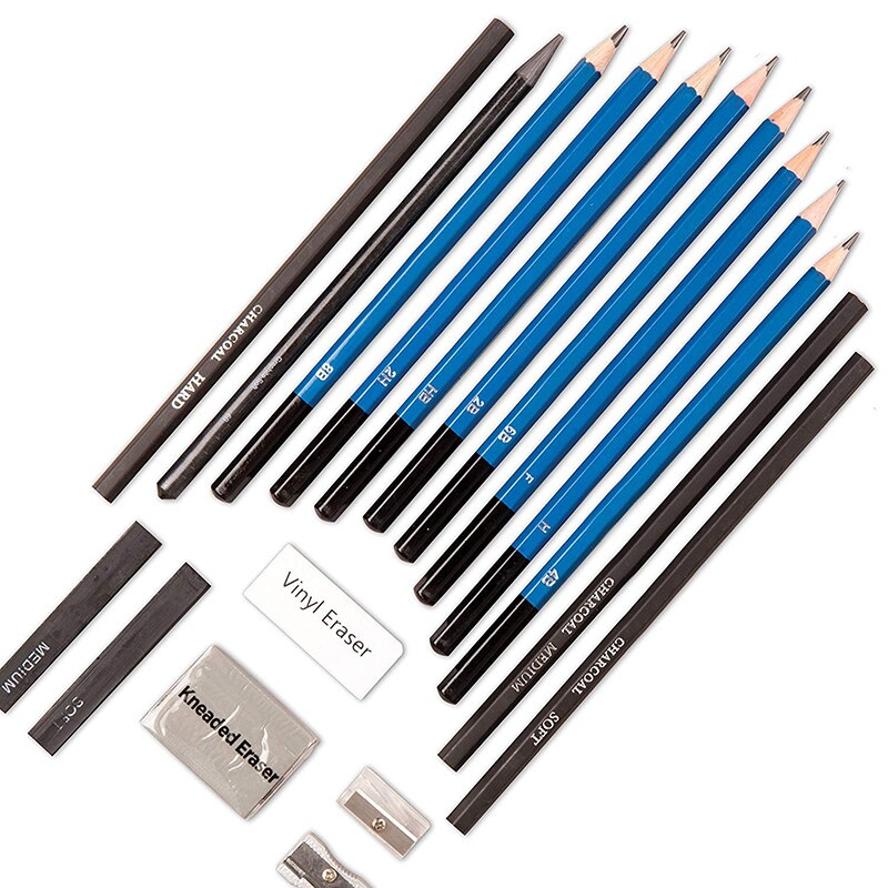 18Pcs Sketch Pencil Set Sketching Drawing Kit Wood... – Grandado 18Pcs Sketch Pencil Set Sketching Drawing Kit Wood... – Grandado