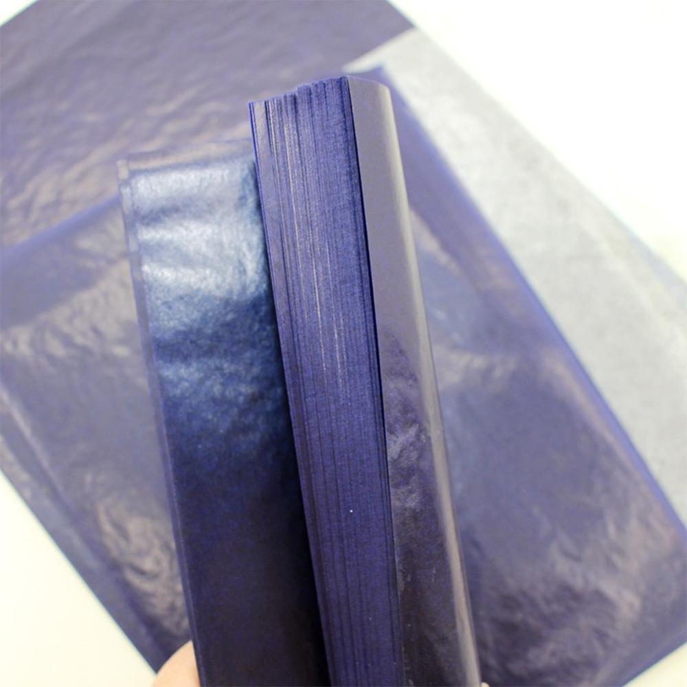 50 Pcs Blue Double Sided Carbon Paper Copy Carbon ... – Grandado
