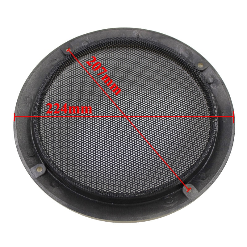 1PC Car 8" Speaker Panel Coaxial Steel Sub Mesh Gr... – Grandado
