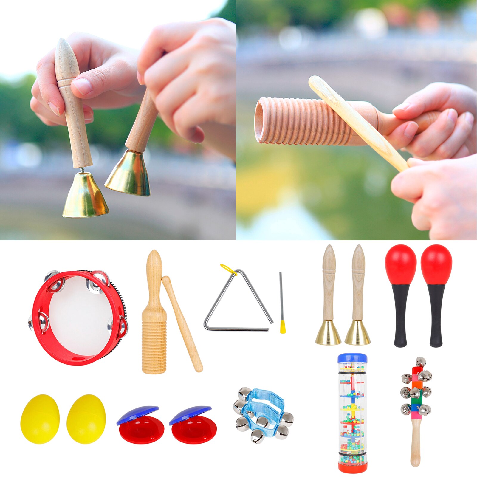 10pcs Kids Musical Instruments Set Preschool Toys ... – Grandado