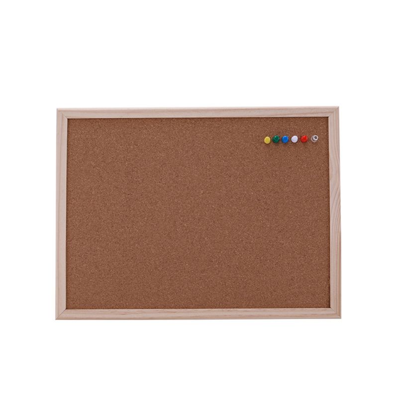 40x60cm Cork Board Drawing Board Pine Wood Frame W... – Grandado