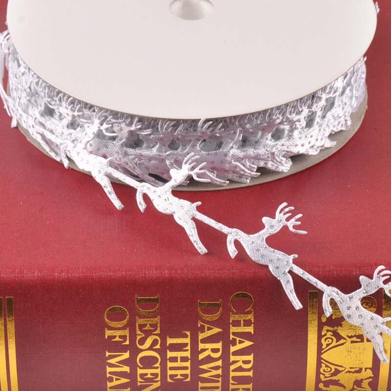 3yard/lot Christmas Snowflake Ribbons Trim Lace Se... – Grandado