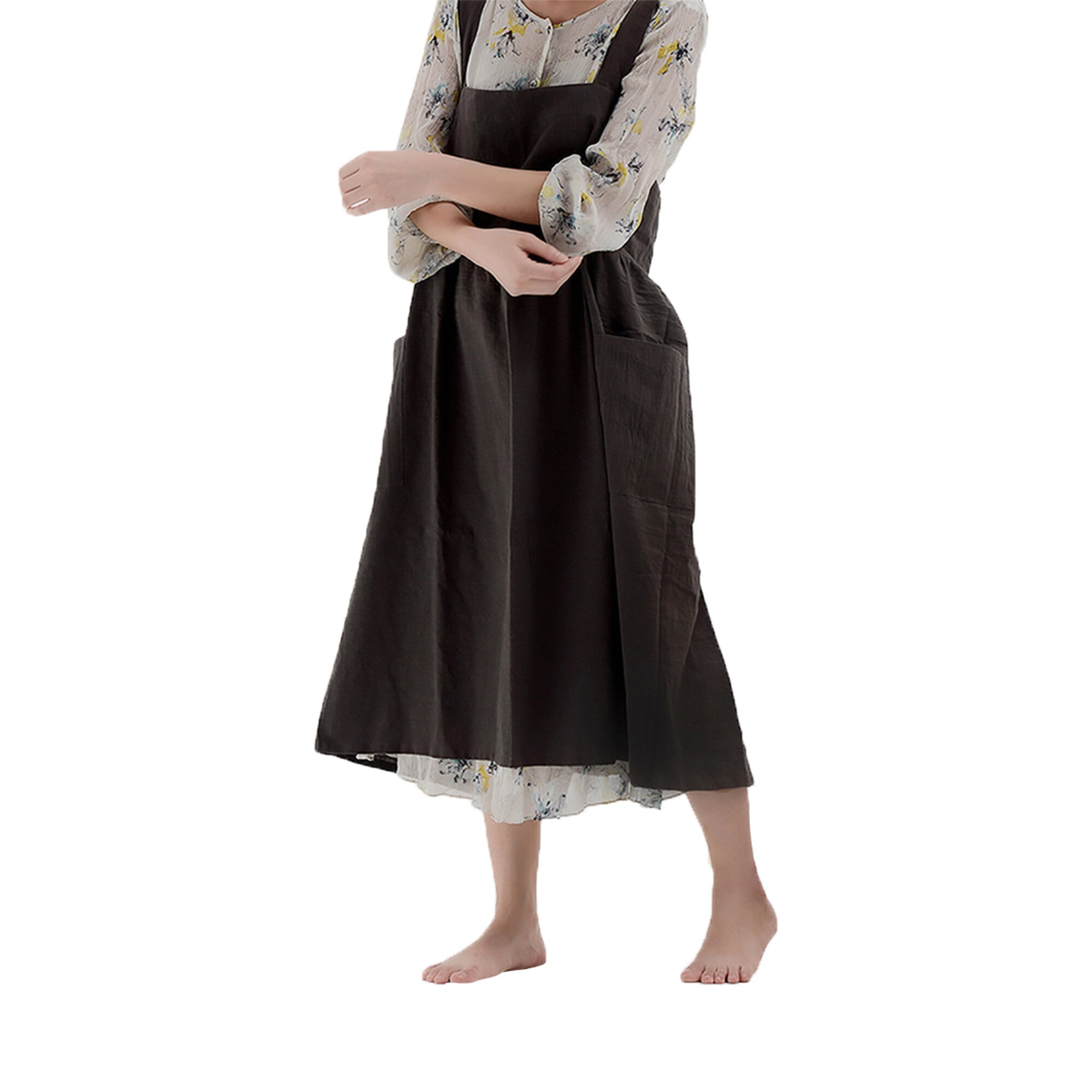 AA Adults Apron, Solid Color Adjustable Sleeveless... – Grandado