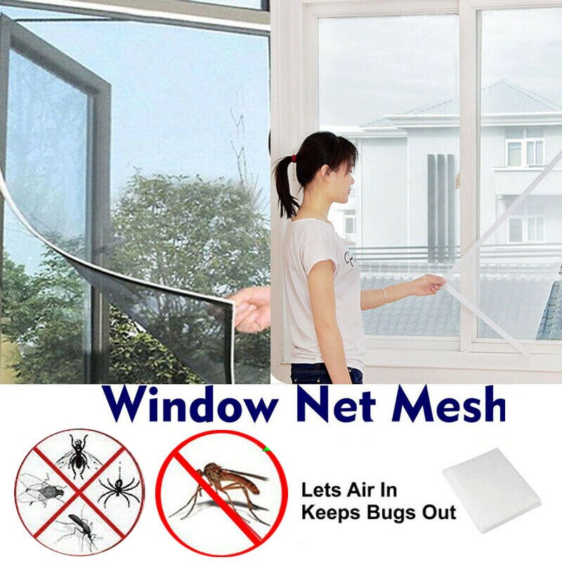 Home Magnetic Window Mesh Door Curtain Snap Nettin... – Grandado