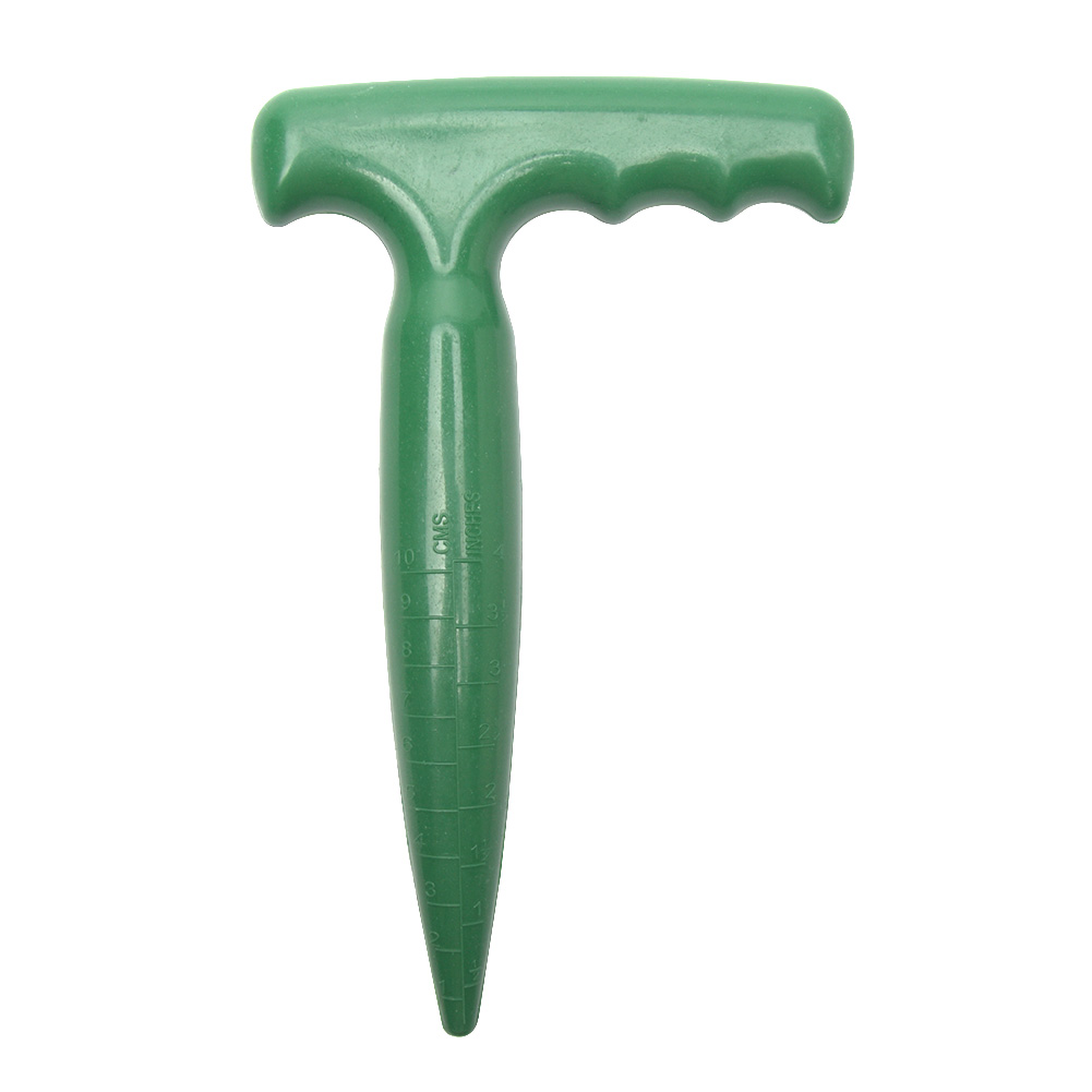 Green Practical Garden Dibber Plastic Transplantin... – Grandado