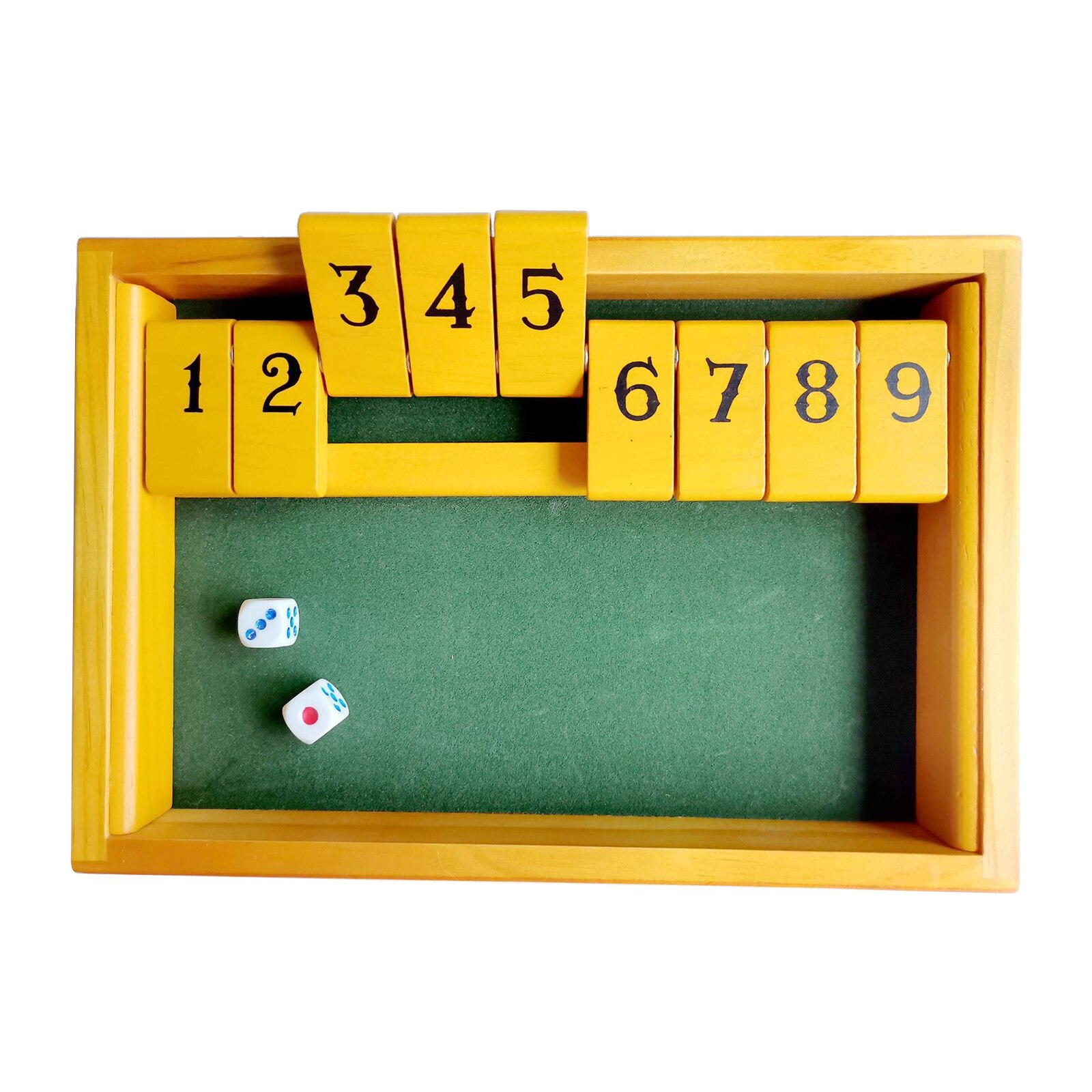 2-4 Player 9 Numbers Shut the Box Premium Puzzle B... – Vicedeal