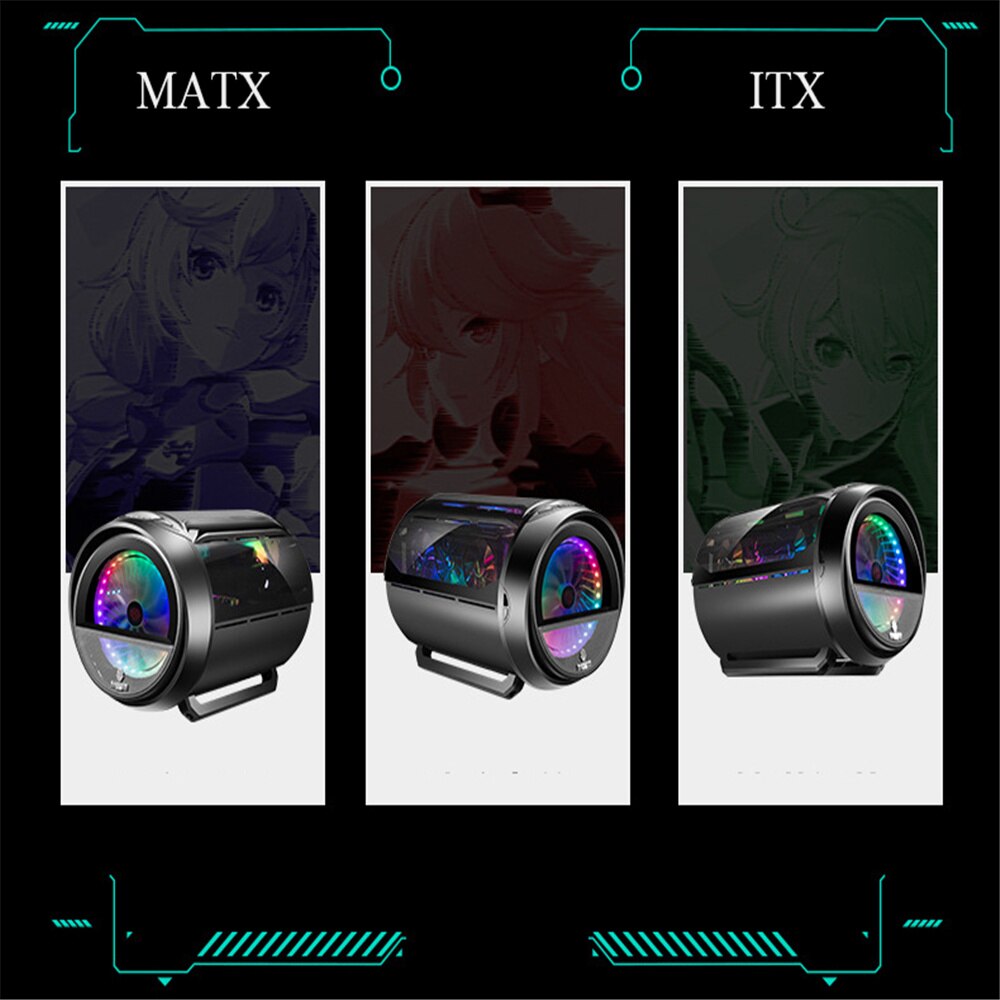 Space Capsule MATX ITX Motherboard Vertical Graphi... – Grandado