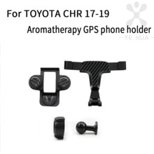 Car phone holder carbon fiber car aromatherapy mob... – Grandado