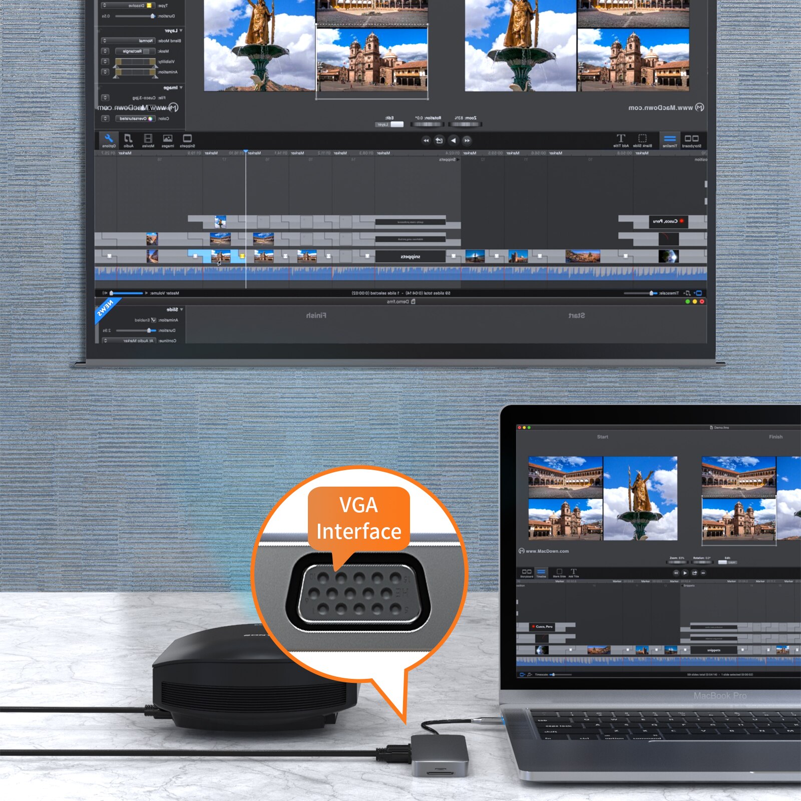 Usb Hub C Hub Voor Macbook Pro 5Gbpbs Usb 3.0 Hub ... – Vicedeal