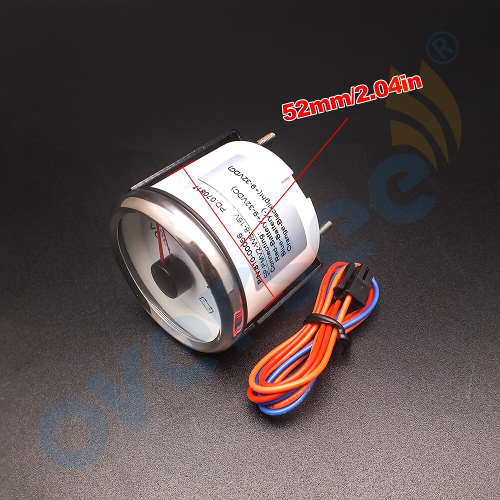 Inboard Outboard Universal Volt Voltage Gauge Mete... – Grandado