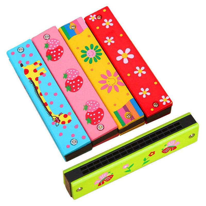 Children Cartoon Pattern Wooden Harmonica Kids Woo... – Grandado
