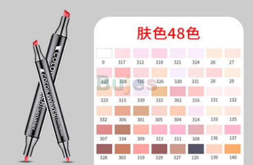 Senalier 12/24/36/48 color Hard headed marker set ... – Vicedeal