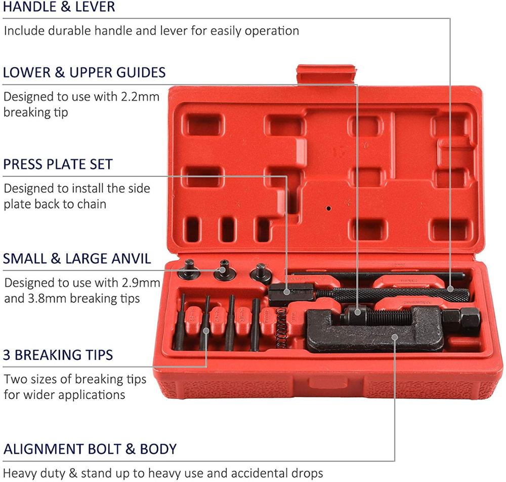 13pcs Chain Breaker Riveting Tool Cutter OHV Cam D... – Grandado