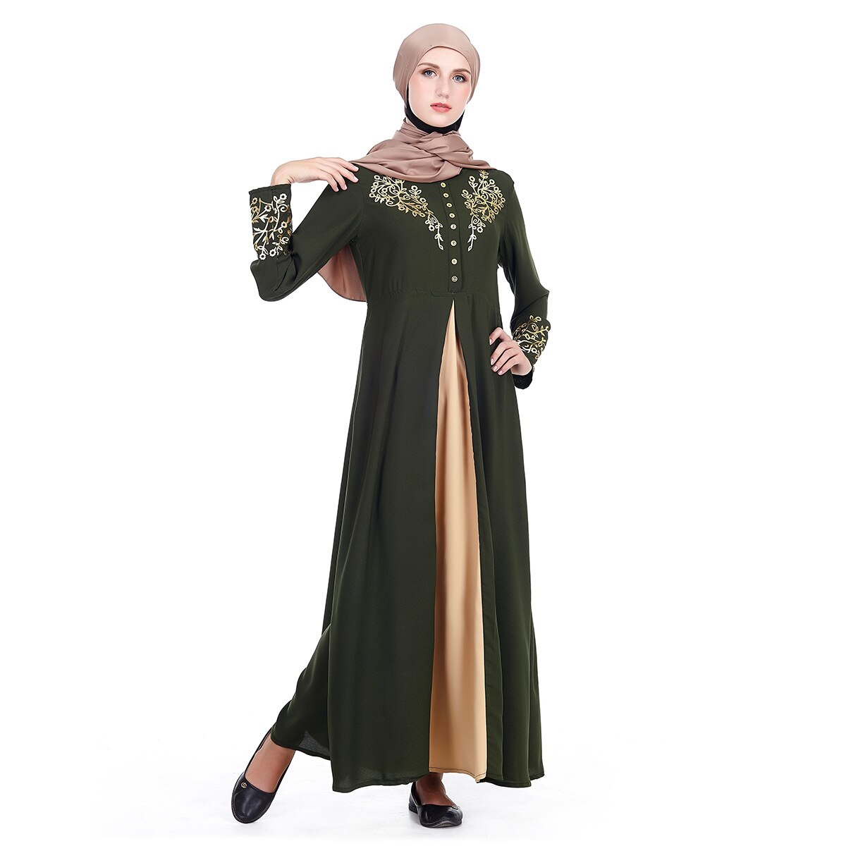 Muslim Women Eastern Dress Abaya Dubai Turkey Arab... – Grandado