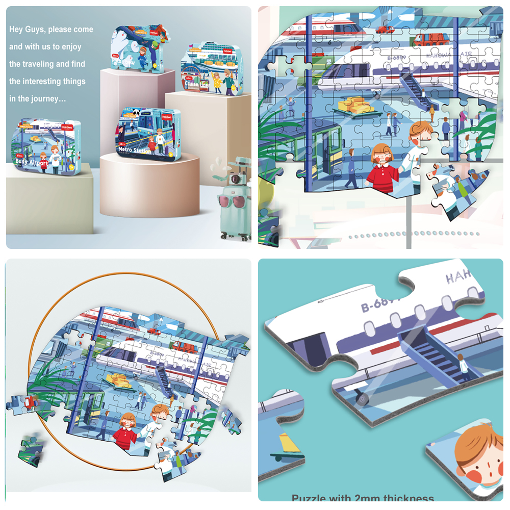 Hahowa Mini Airplane Plane Puzzle For Kids 3 Years... – Grandado