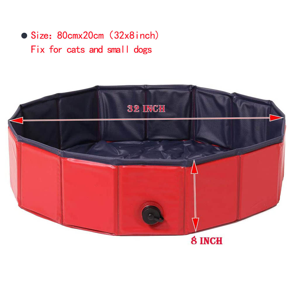 Dog pool Foldable Dog Swimming Pool Portable Anti-... – Grandado