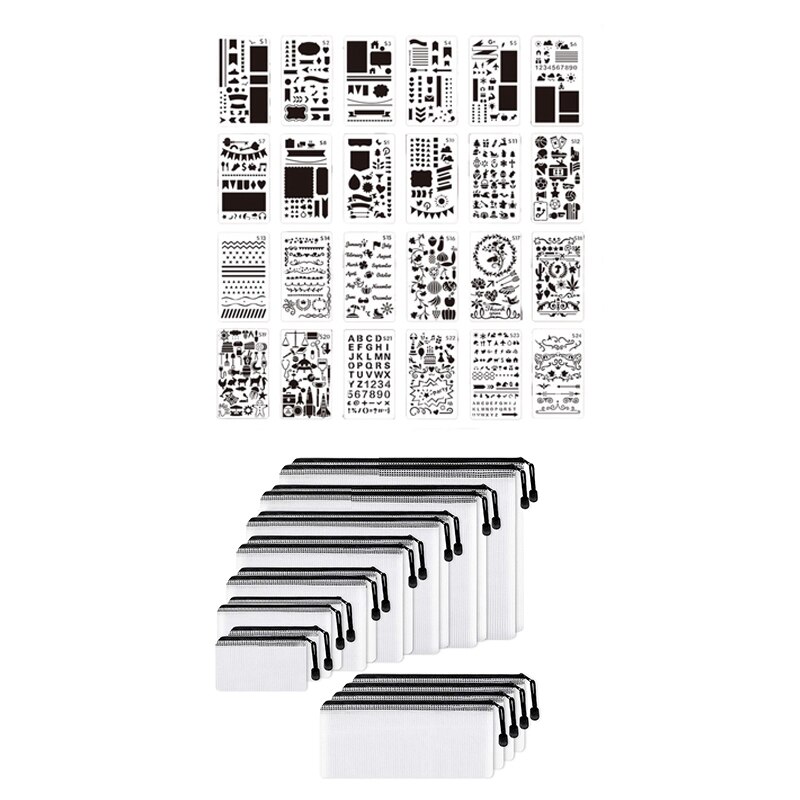 36 Pcs DIY Drawing Template Painting Template & 18... – Grandado