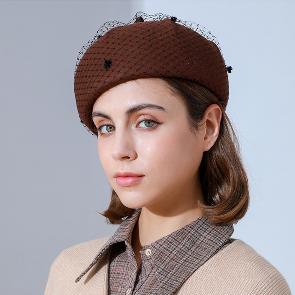 FS 100% Wool Women Berets For Autumn Winter French... – Grandado