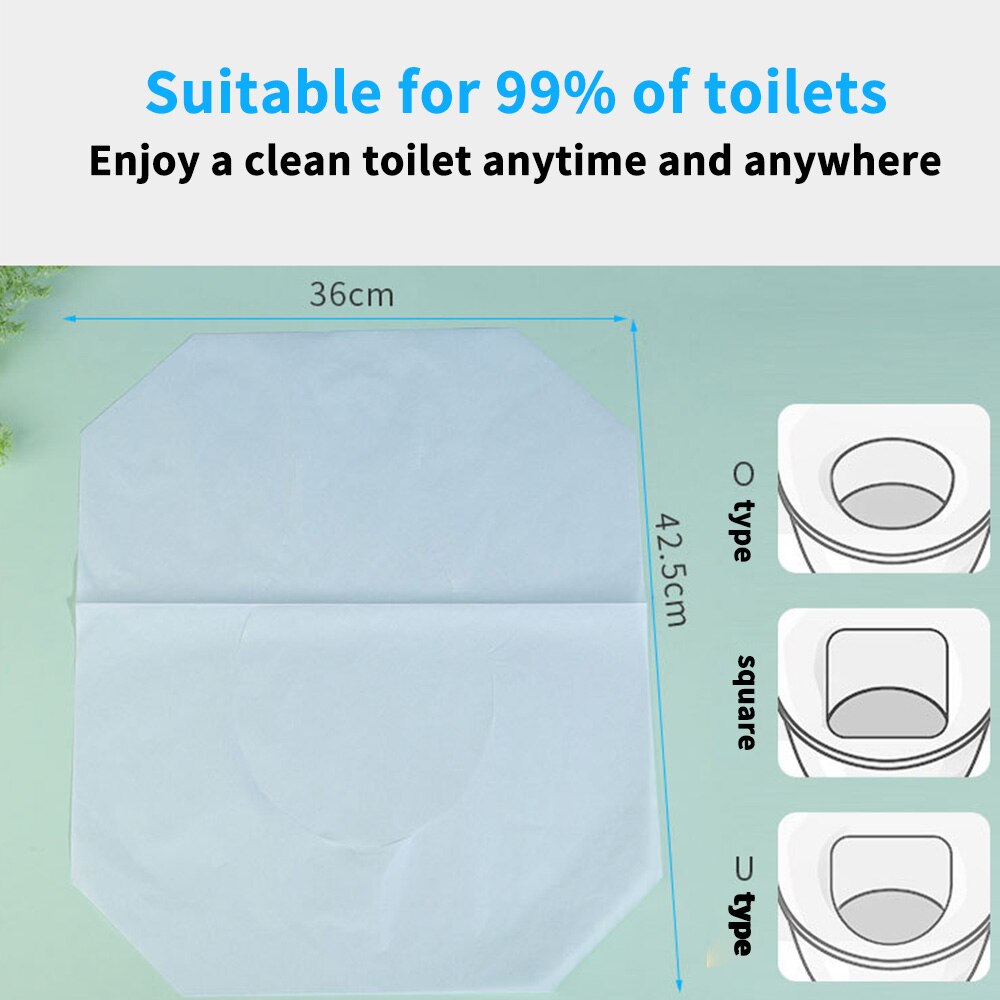 Pack of 250 disposable toilet pads flushable toile... – Grandado