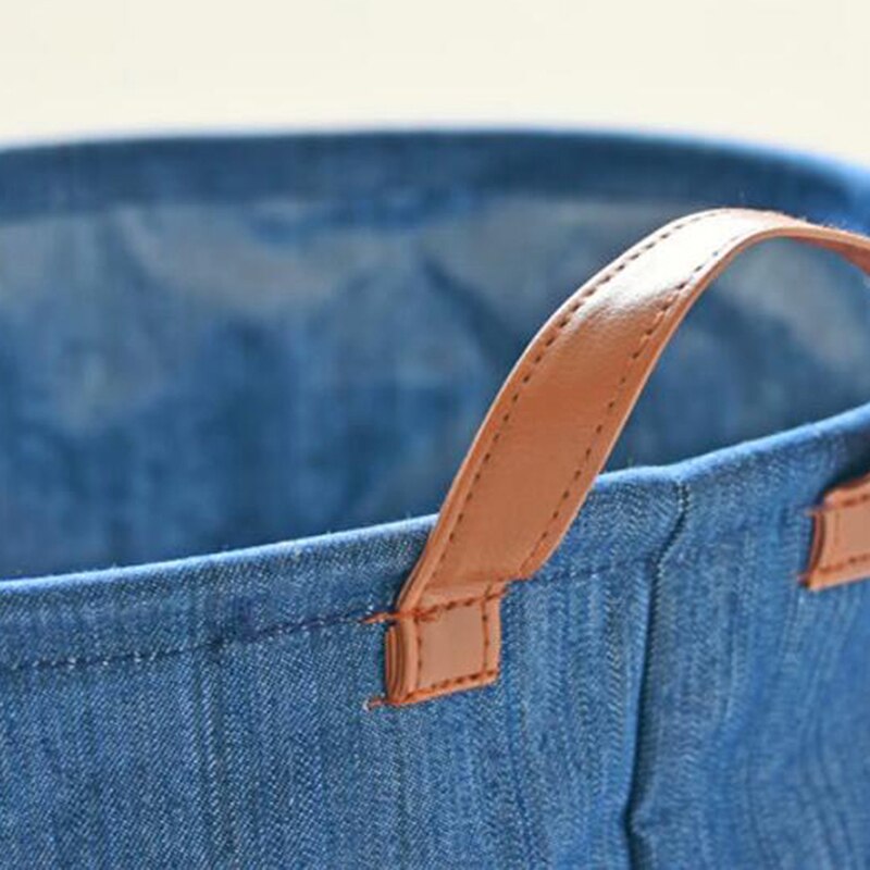 Denim Lagerung Eimer Einfache Stil Wasserdicht Sch... – Grandado