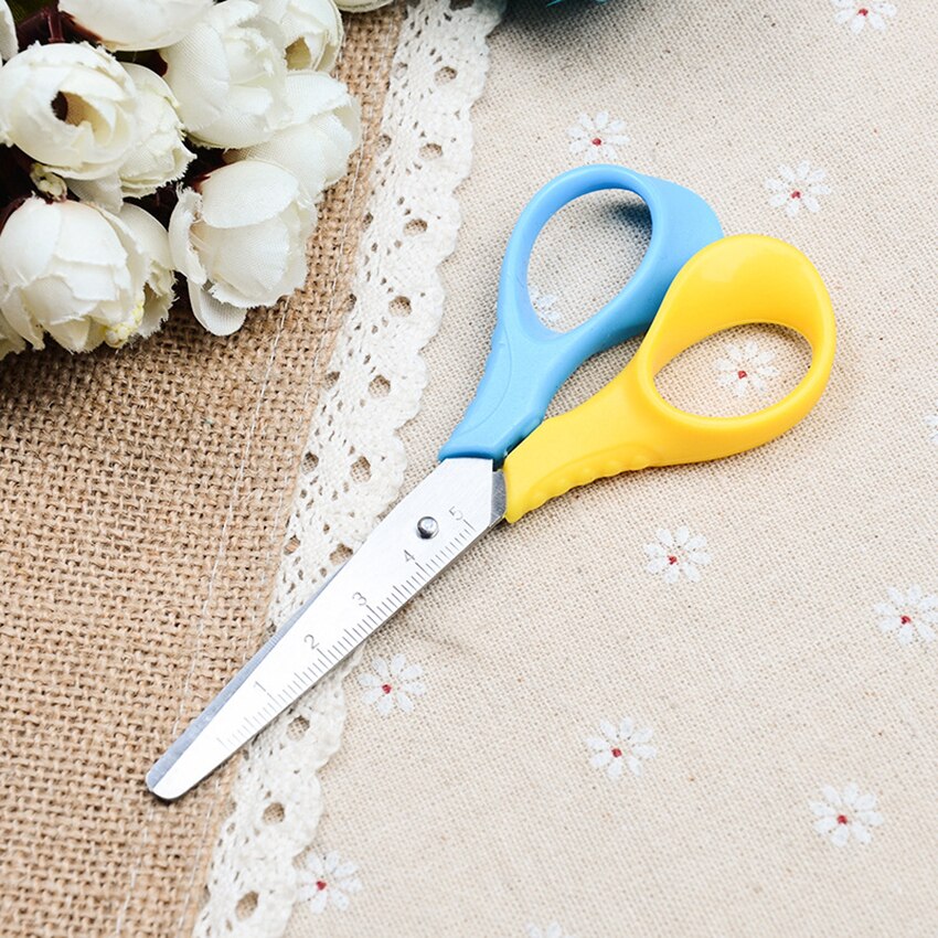 Children Safety Scissors Double Color Stationery S... – Vicedeal