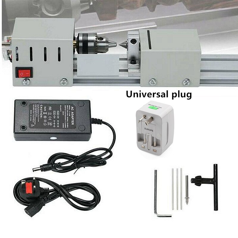 Mini Wood Lathe Machine Speed Adjustable Rotary To... – Grandado