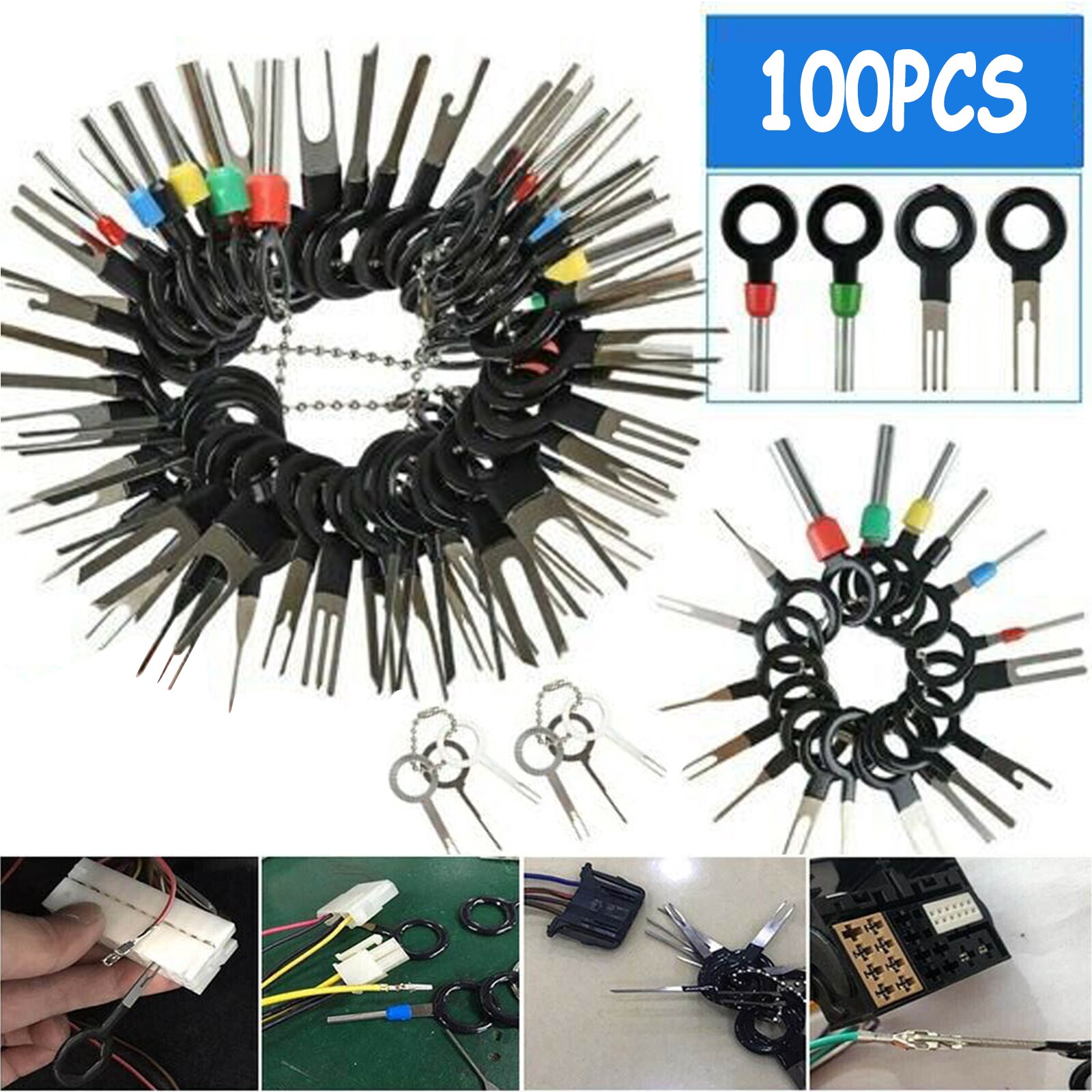 100Pcs Arrivals Auto Plug Terminal Ejector Kit Too... – Vicedeal