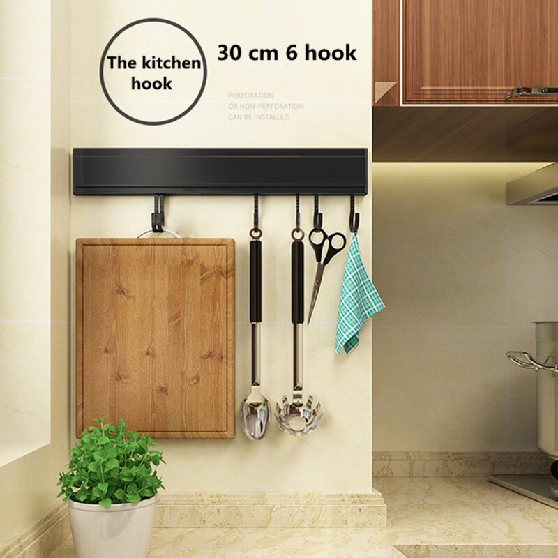 No-punching kitchen hook rack wall wall hangers wa... – Grandado