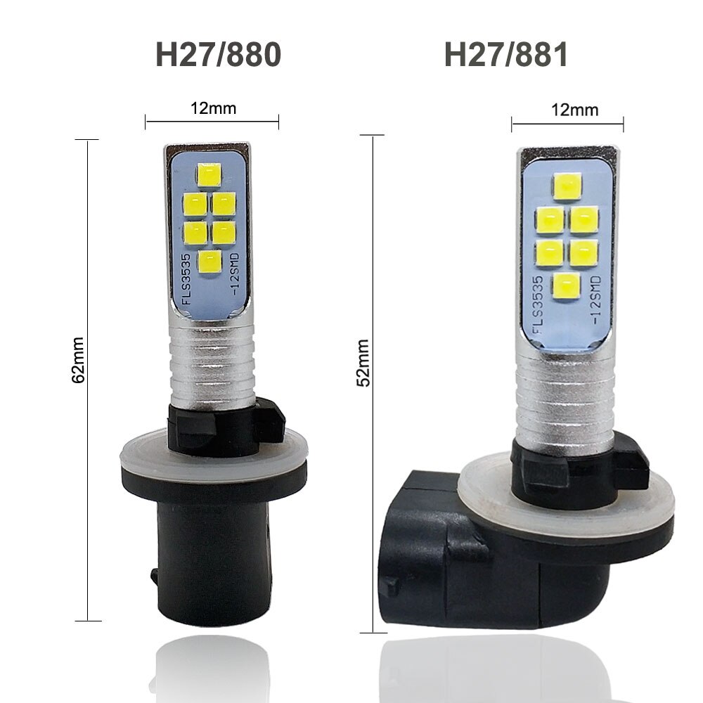 Led H27 880 881 Led Lampen Auto Mistlamp H27W H27/... – Grandado