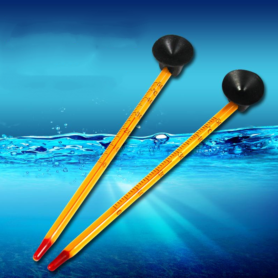 Aquarium Glass Thermometer Fish Tank Hanging Therm... – Grandado