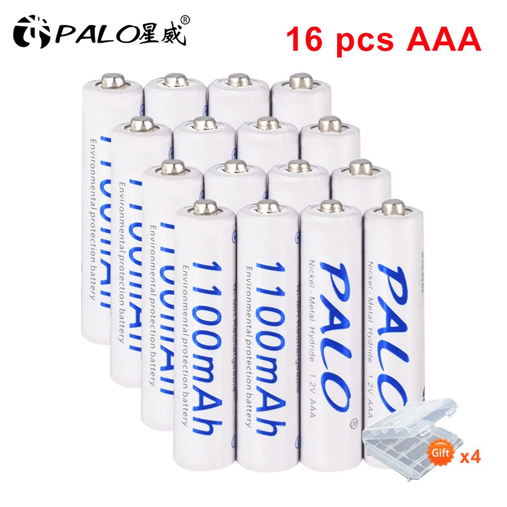 PALO 4PCS AAA 1.2v NIMH Battery 3A 1100mah aaa Rec... – Grandado